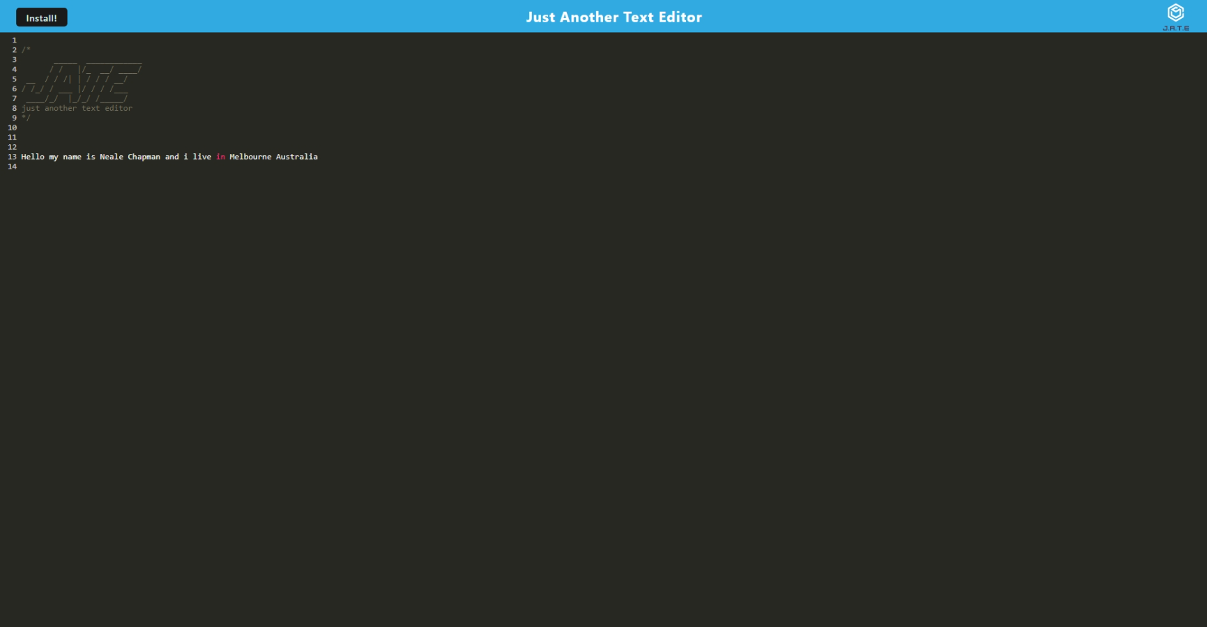 GitHub - NealeAust/PWA-Text-Editor