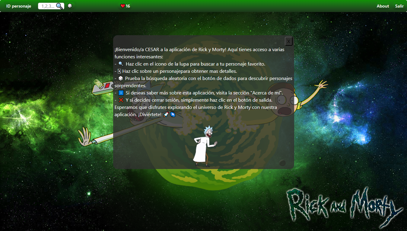 GitHub - haliercesr/RickAndMorty