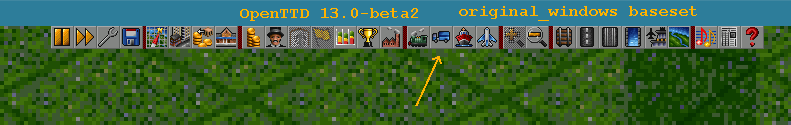Bug Road Vehicles Icon Displaced On Originalwindows Baseset · Issue 10197 · Openttdopenttd