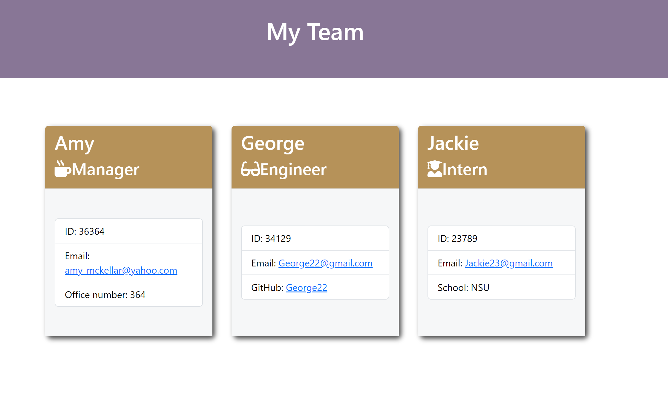 GitHub - amymckellar/team-profile-generator