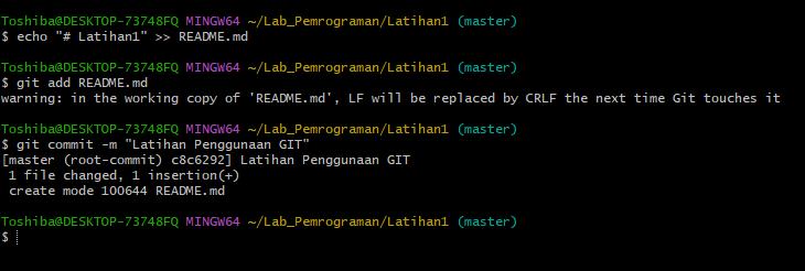 GitHub - CREATIVEEG/LatihanVCS
