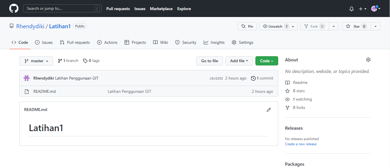 GitHub - CREATIVEEG/LatihanVCS