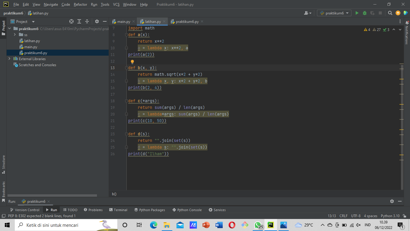 GitHub - ilhamsabili/praktikum6