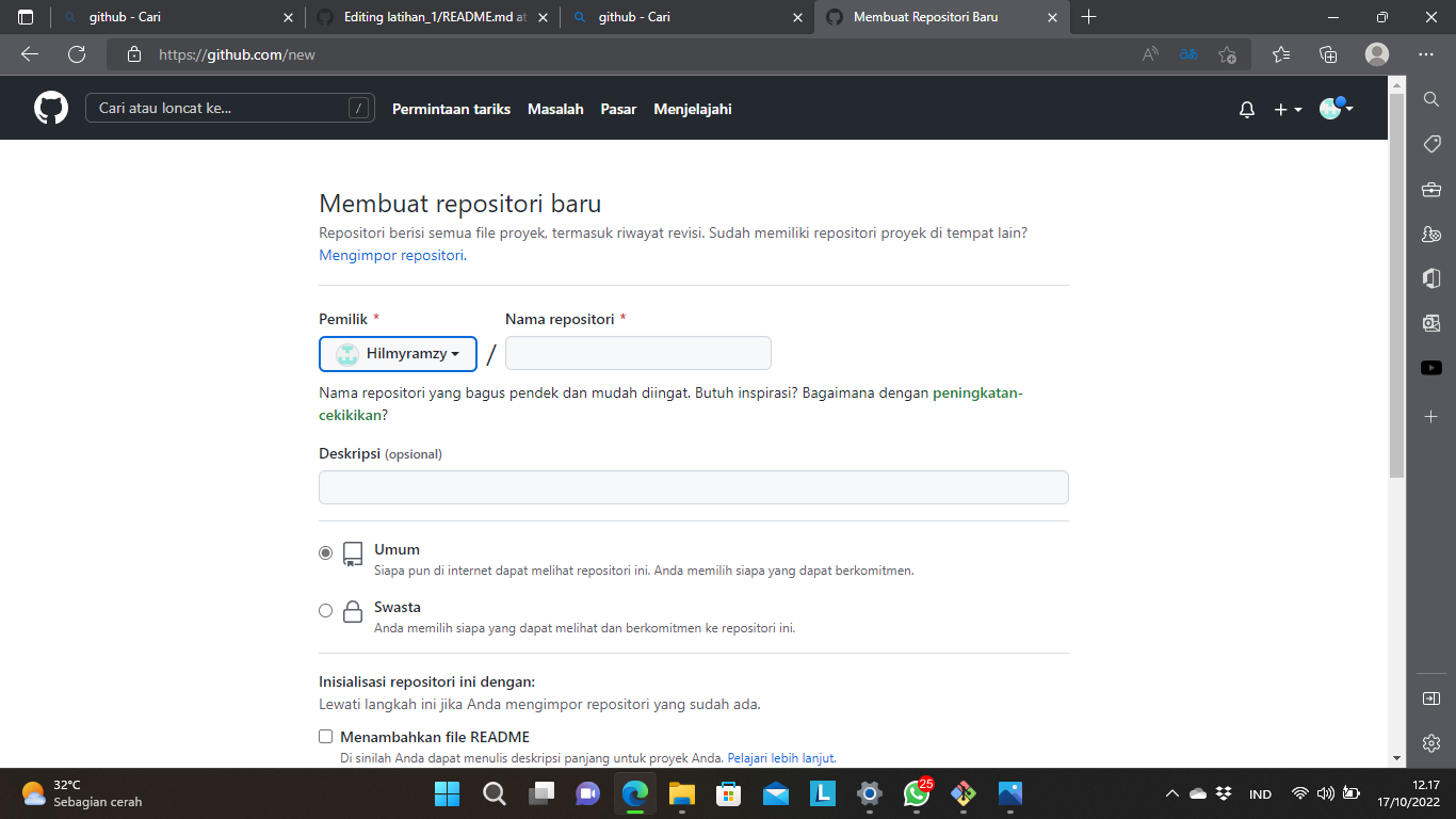 GitHub - Hilmyramzy/latihan_1