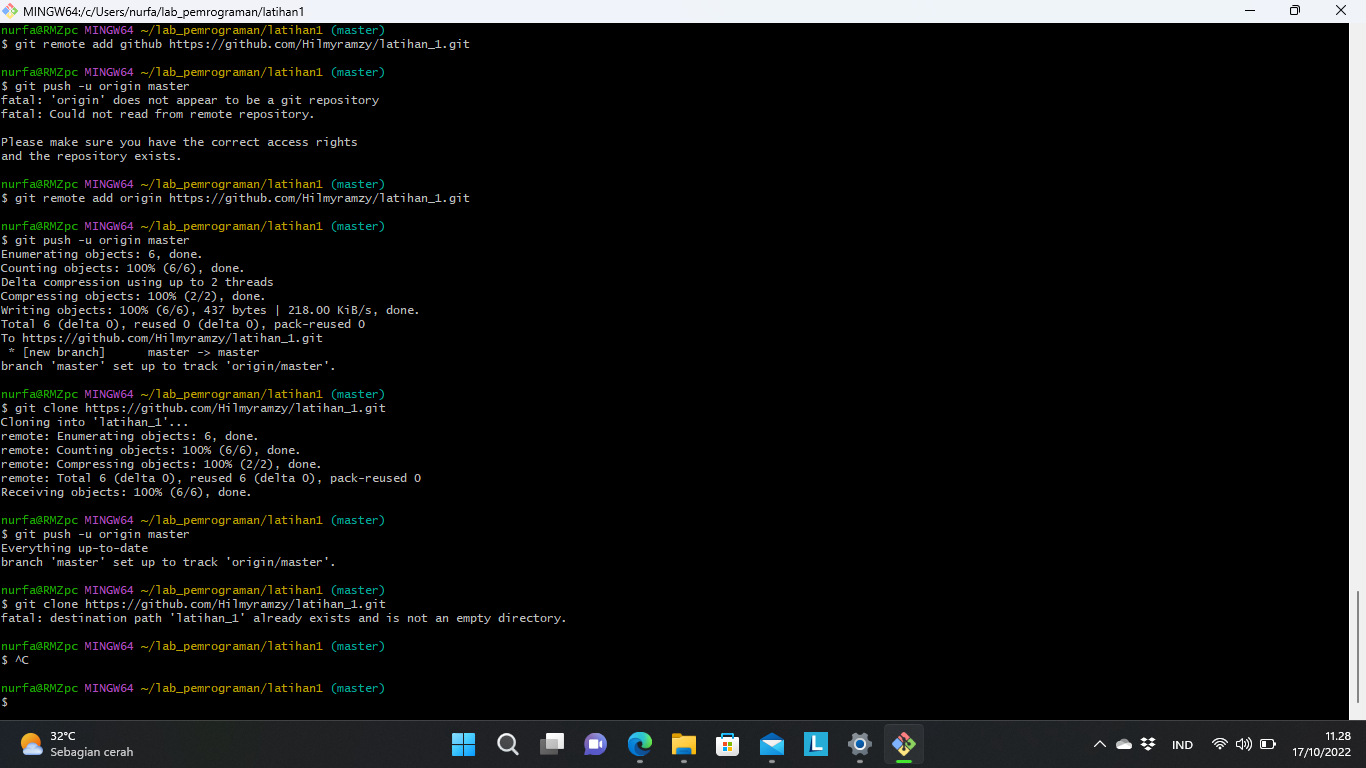 GitHub - Hilmyramzy/latihan_1