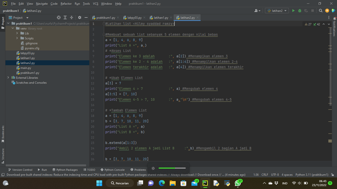 GitHub - Hilmyramzy/praktikum4