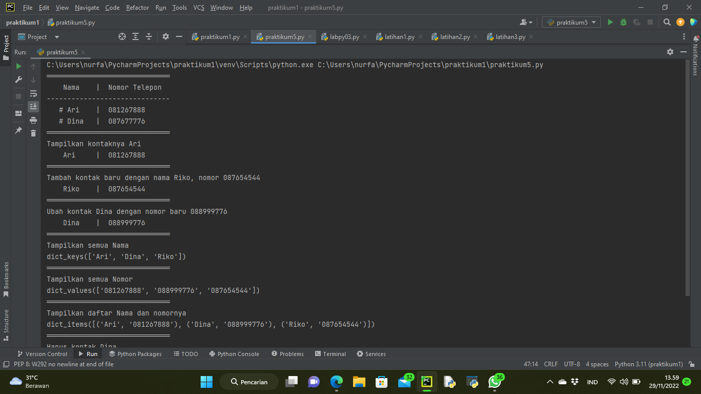 GitHub - Hilmyramzy/praktikum5