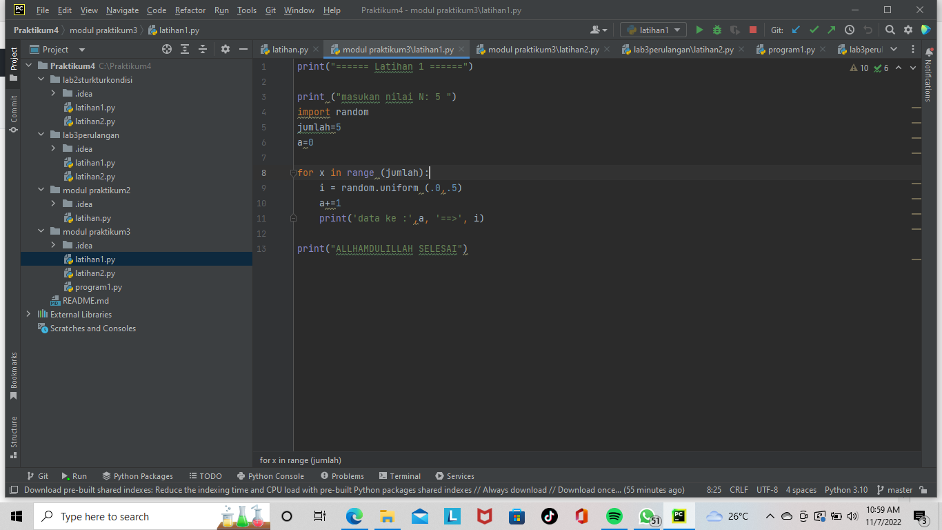 GitHub - danur77/pertemuan7