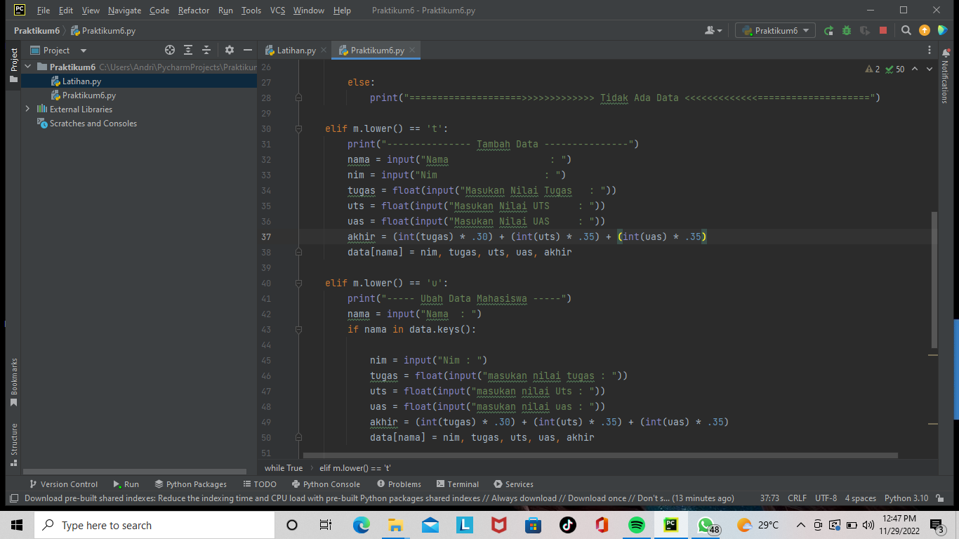GitHub - danur77/Praktikum6