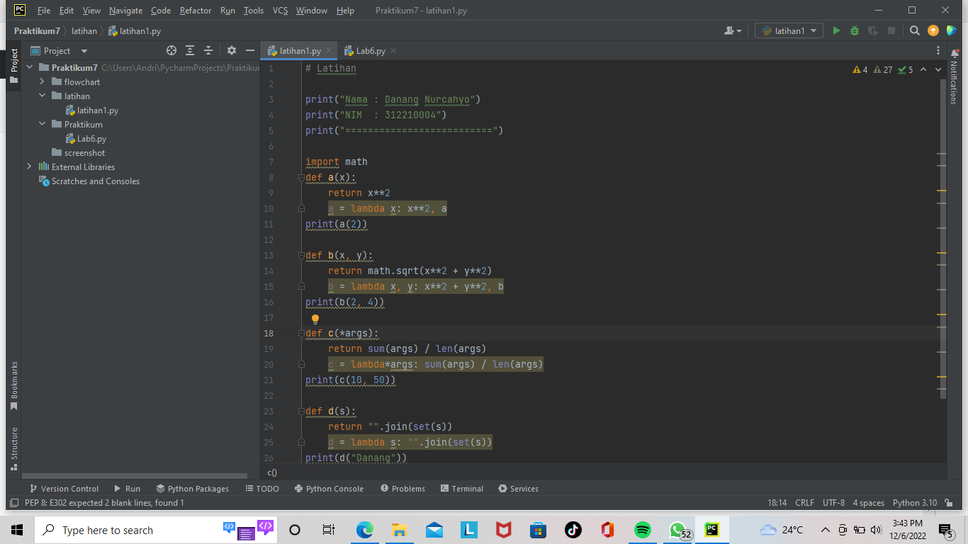 GitHub - danur77/Praktikum7