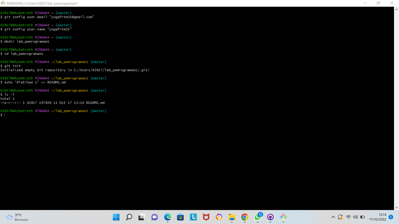 GitHub - yogafrtm25/latihan1