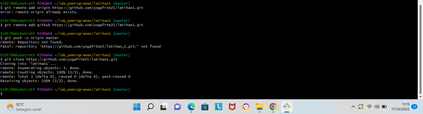 GitHub - yogafrtm25/latihan1