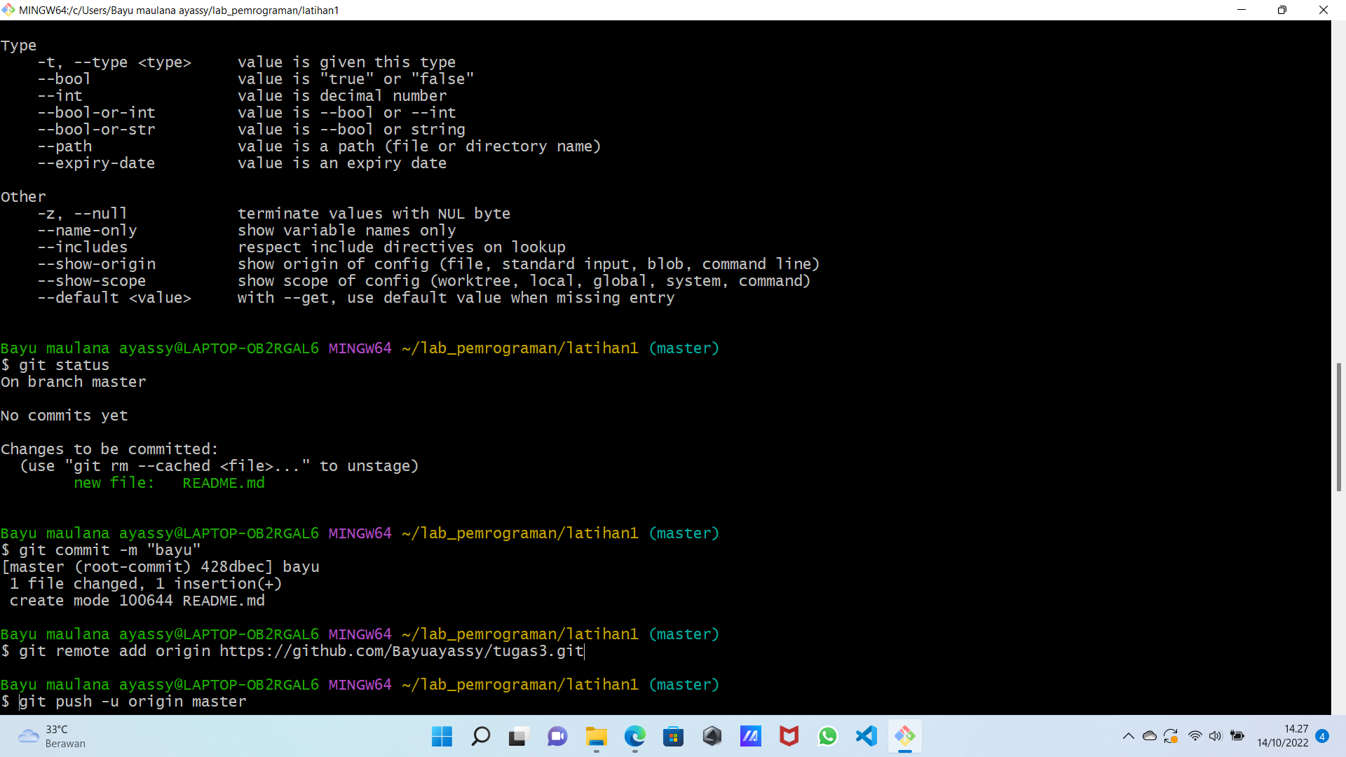 GitHub - Bayuayassy/CaraPenggunaanGit