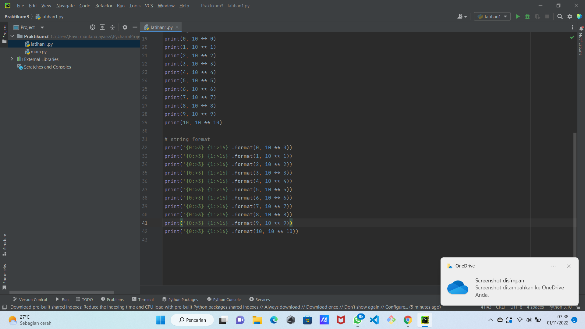 GitHub - Bayuayassy/Praktikum3