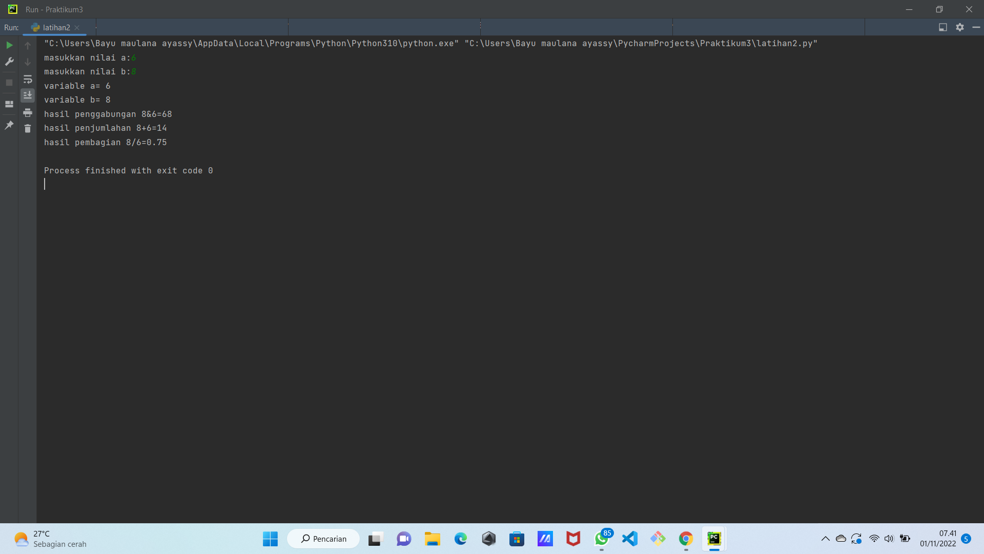 GitHub - Bayuayassy/Praktikum3