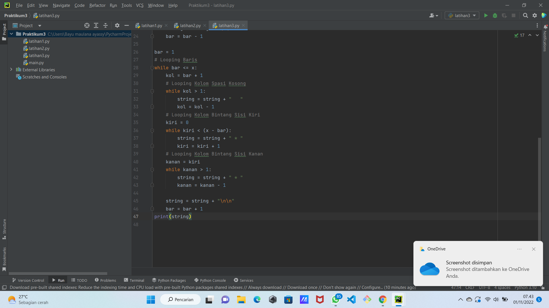 GitHub - Bayuayassy/Praktikum3
