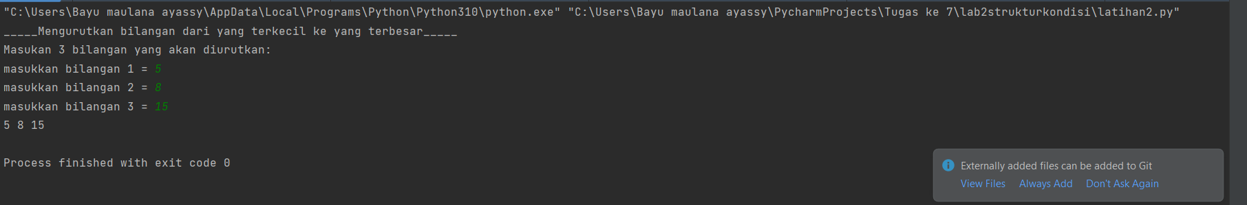 GitHub - Bayuayassy/Tugas7