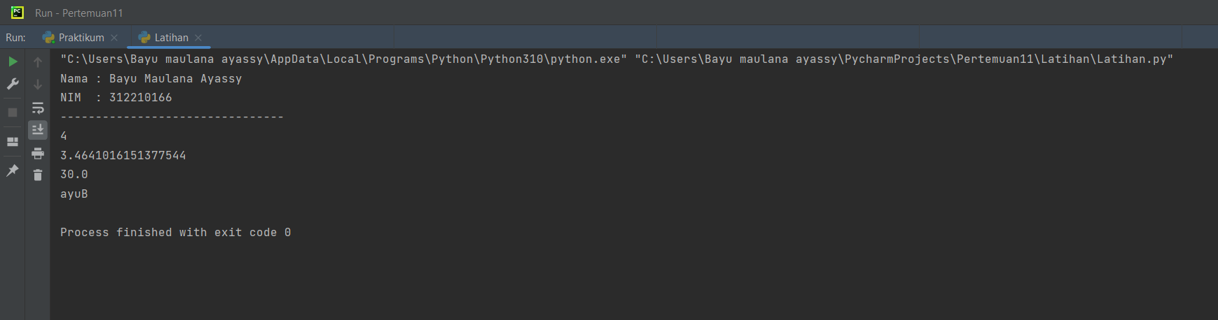 GitHub - Bayuayassy/Praktikum7