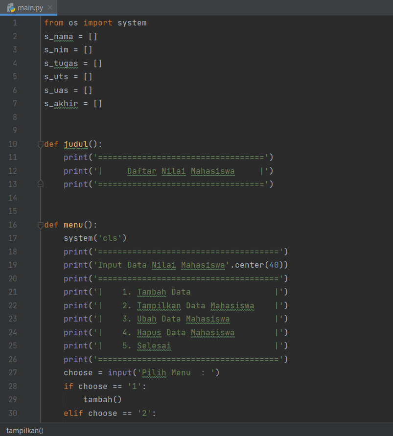 GitHub - Bayuayassy/Praktikum7