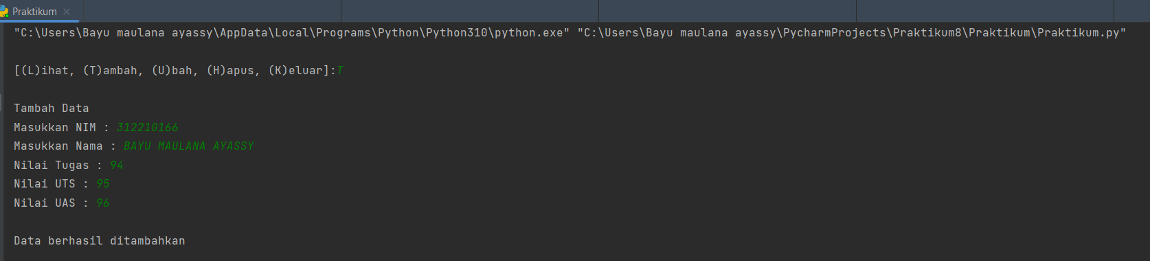 GitHub - Bayuayassy/Praktikum-ke-8