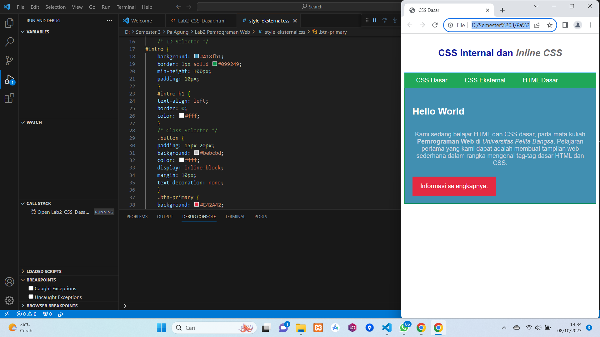 GitHub - Bayuayassy/Lab2_PemrogramanWeb