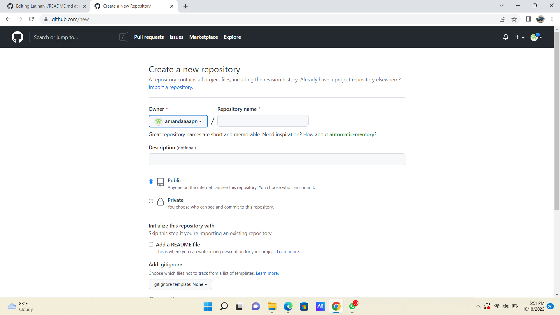 GitHub - amandaaaapn/Latihan1