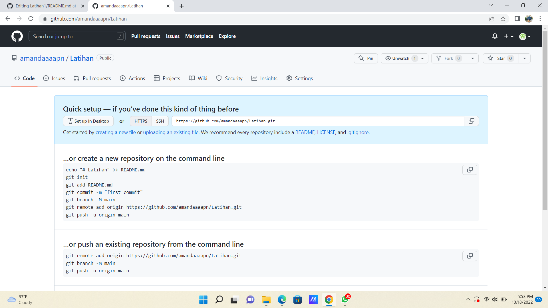 GitHub - amandaaaapn/Latihan1