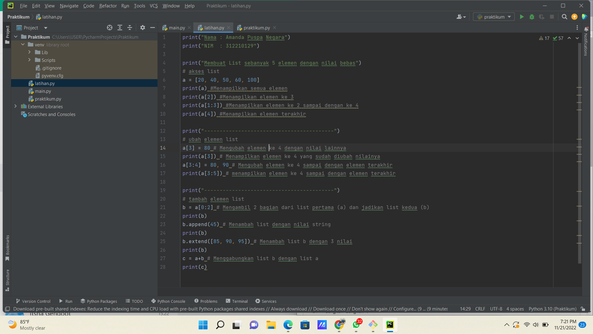 GitHub - amandaaaapn/Praktikum5