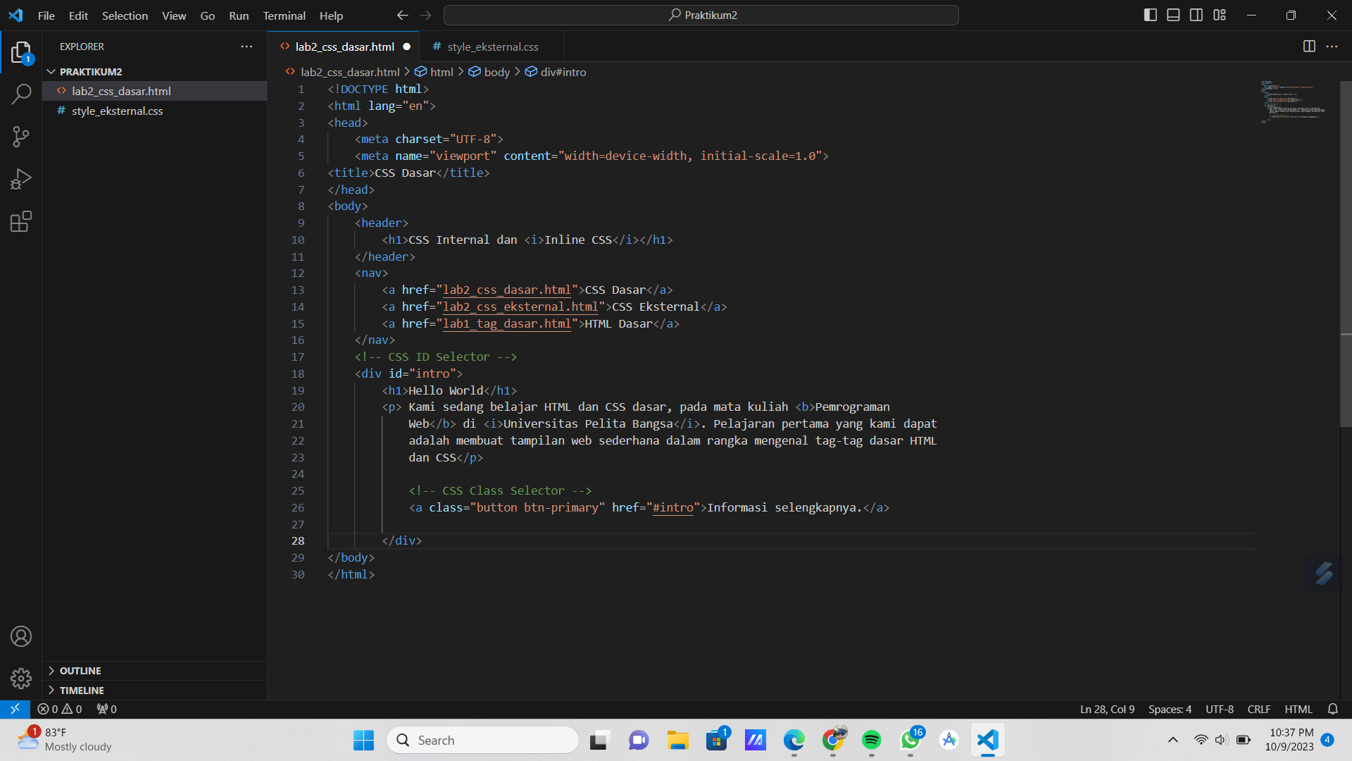 GitHub - muhammadfauzangifari/lab2web