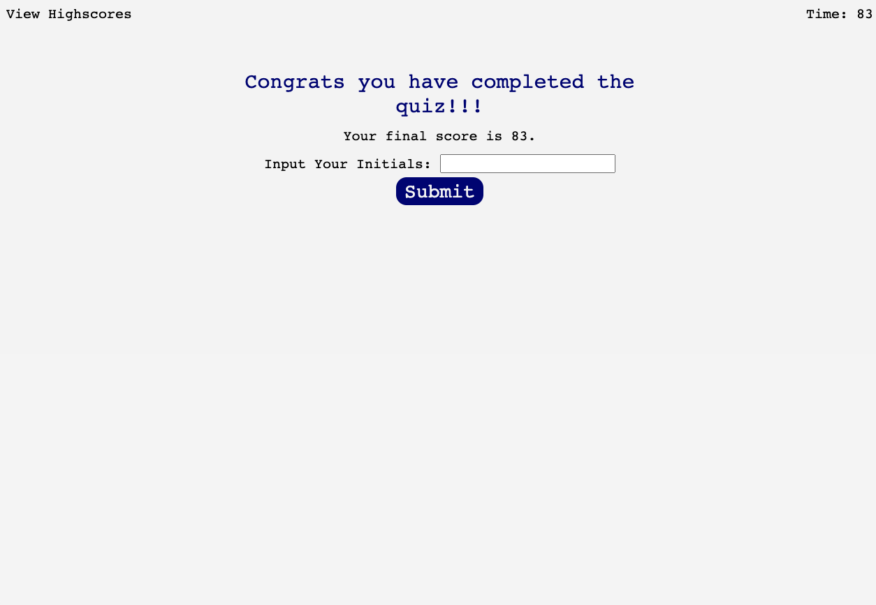 GitHub - louiskgkim/Code-Quiz
