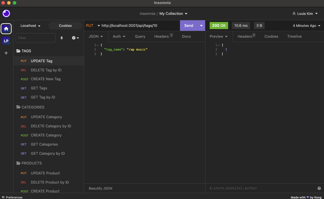 GitHub - louiskgkim/ecommerce-back-end