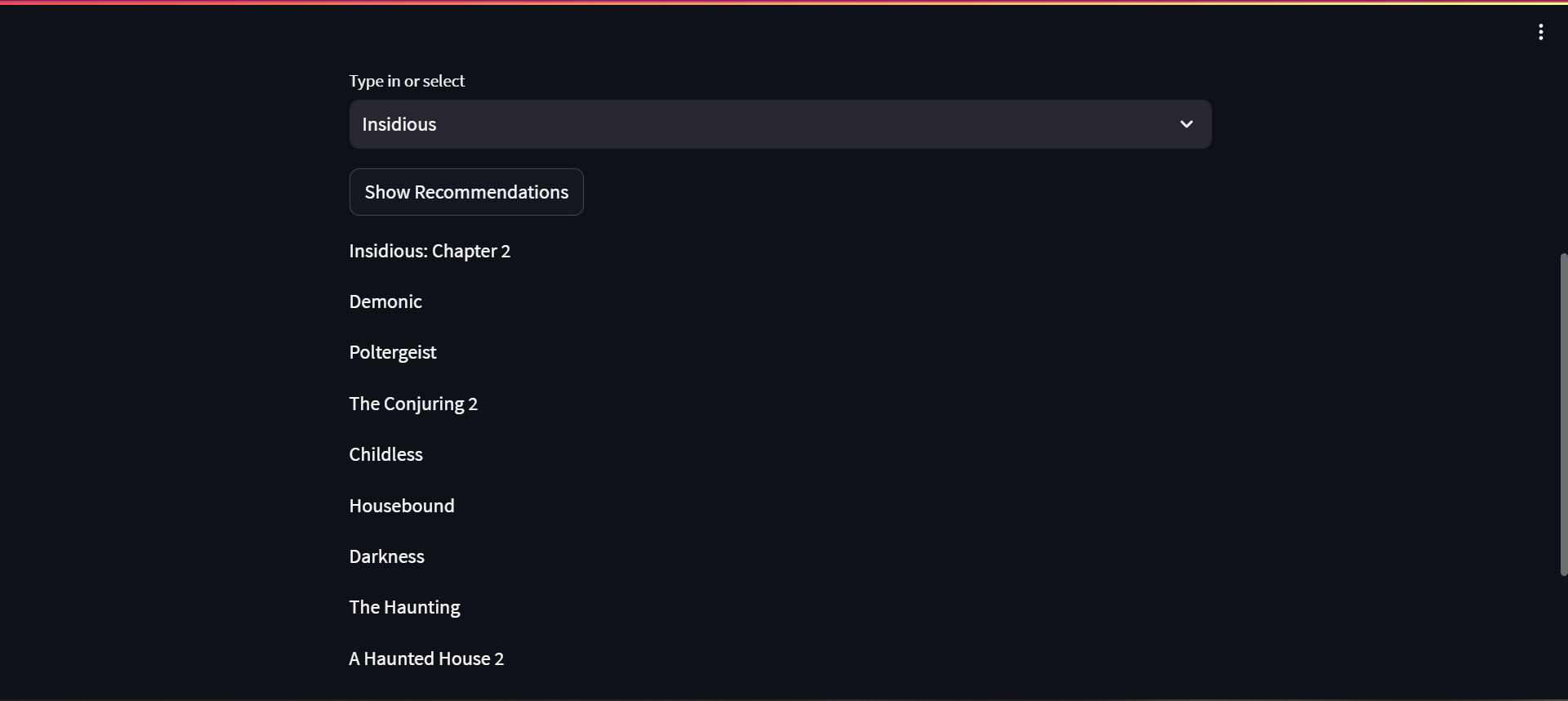 GitHub - sidd1915/Movie-Recommendation-System: A movie recommender ...