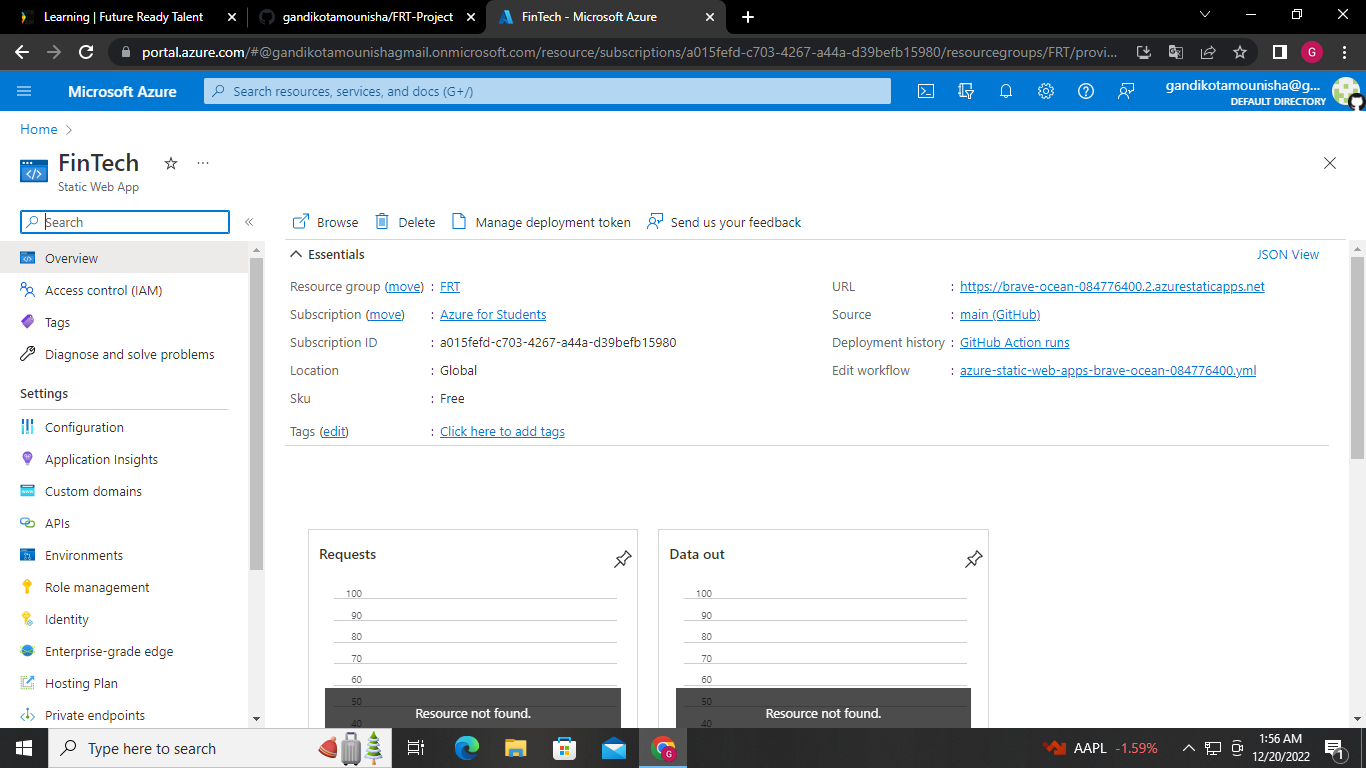 GitHub - gandikotamounisha/FRT-Project