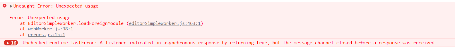 Use monaco-editor as a local package, but a worker-related error occurs · Issue #408 · suren ...