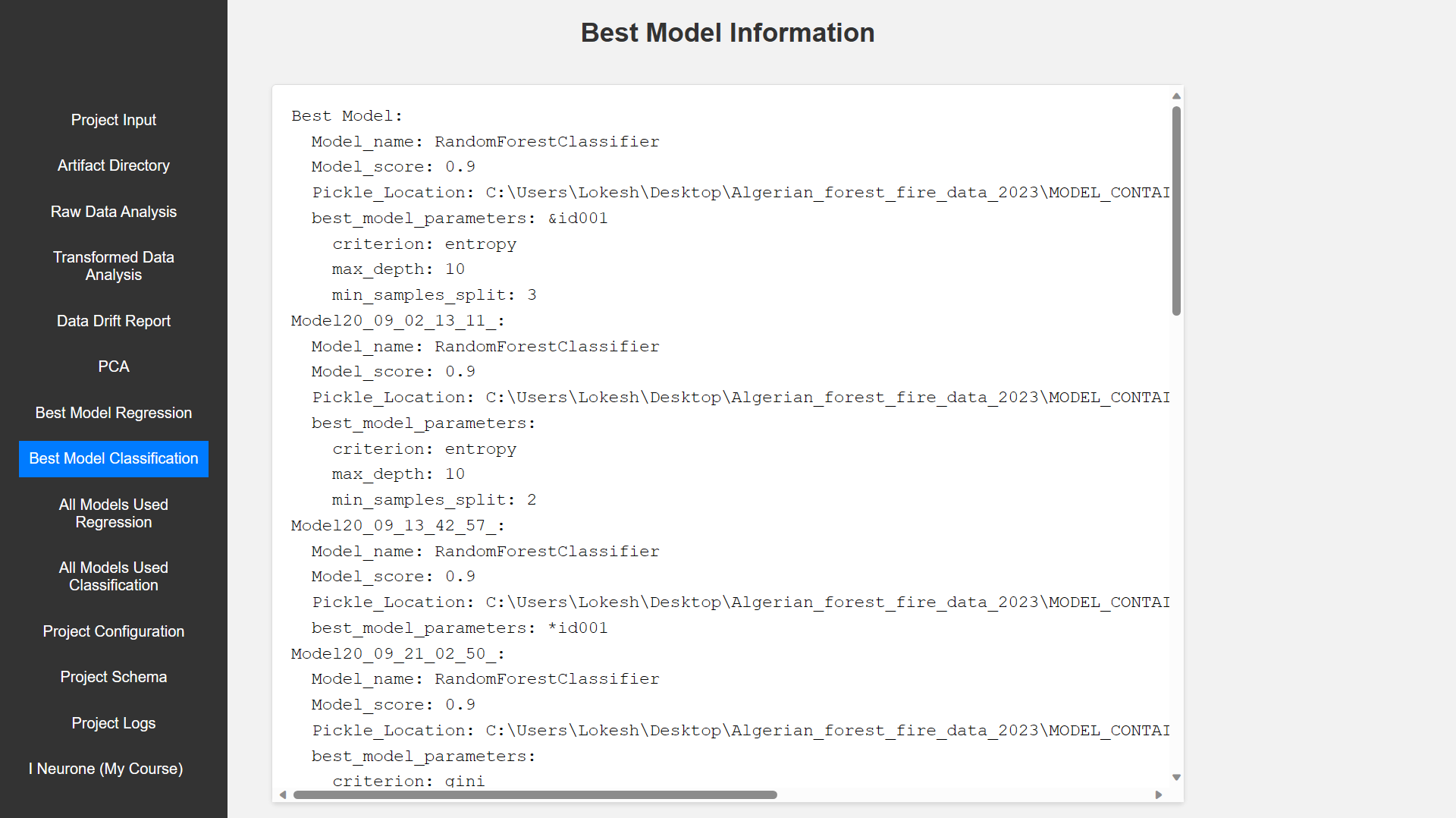 GitHub - lokeshkharkwal7/Algerian_forest_fire_data_2023: The project is a ML pipeline combining ...