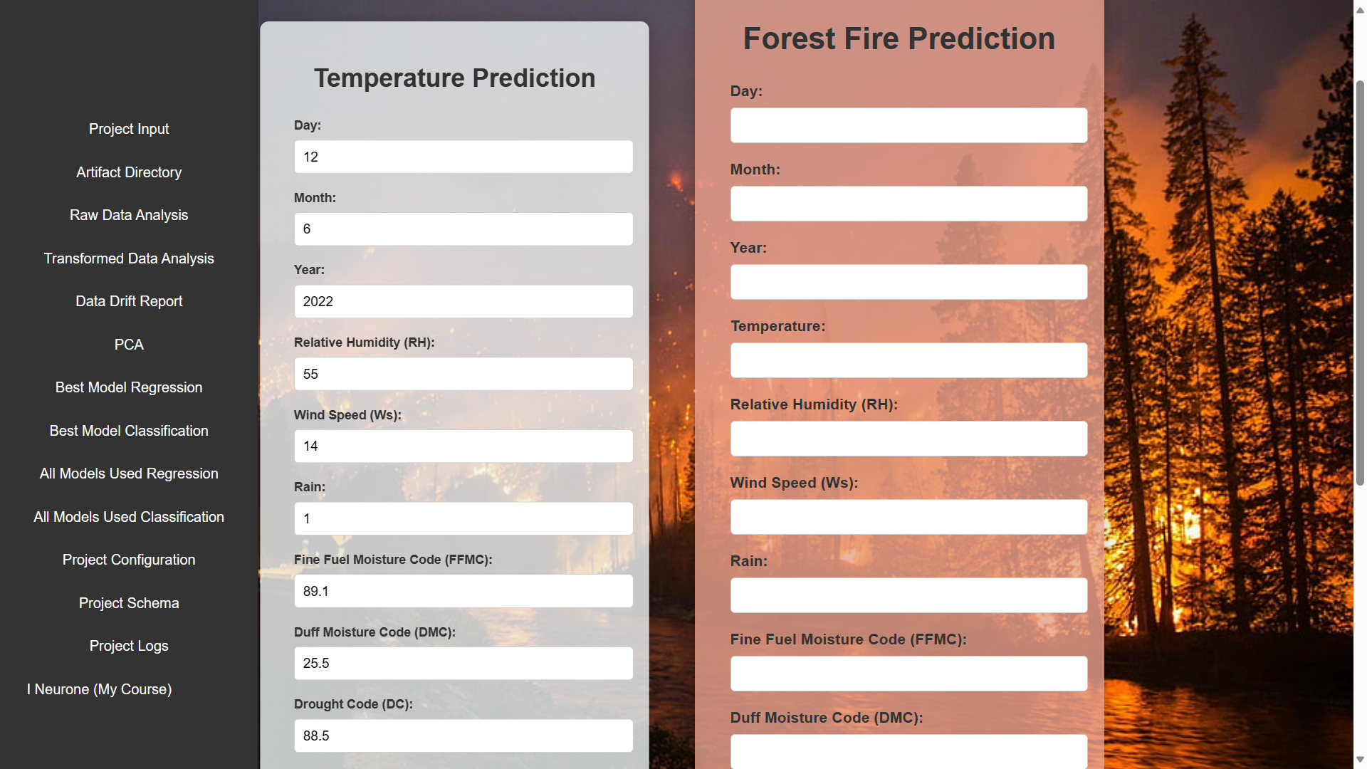 GitHub - lokeshkharkwal7/Algerian_forest_fire_data_2023: The project is a ML pipeline combining ...