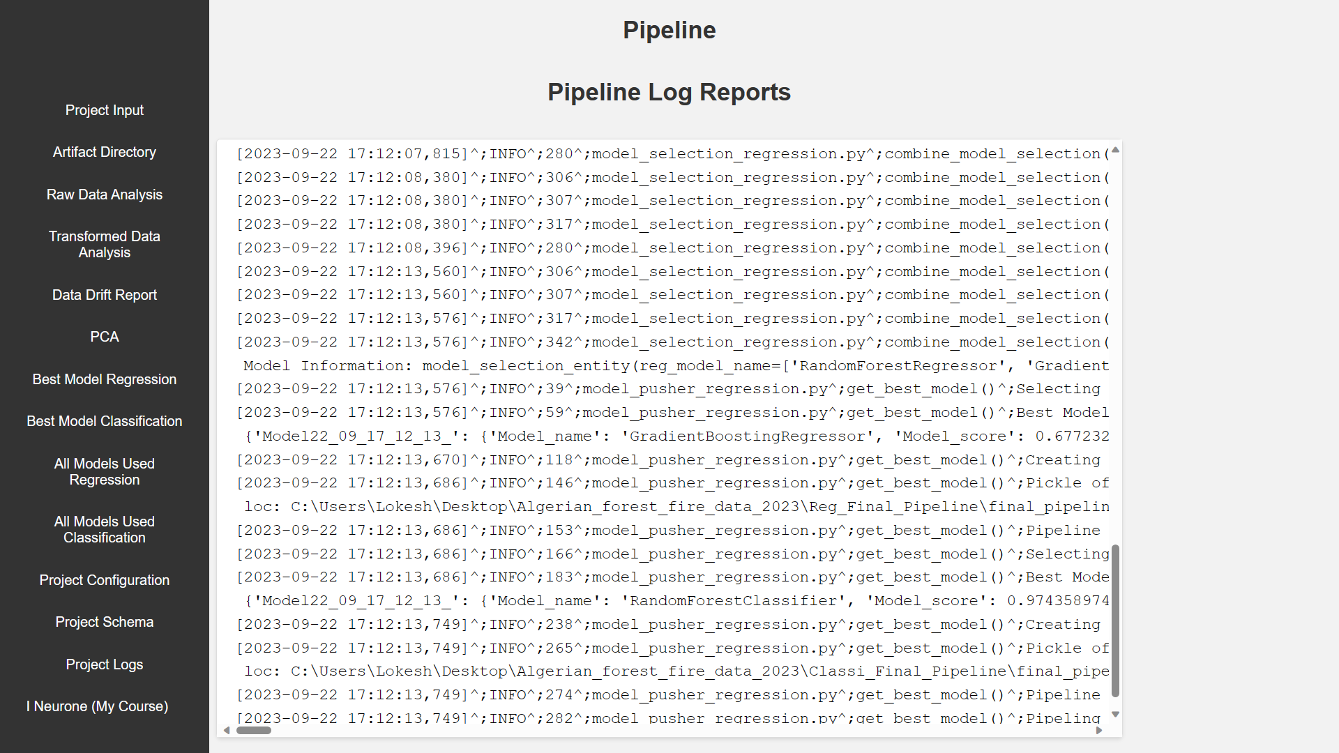 GitHub - lokeshkharkwal7/Algerian_forest_fire_data_2023: The project is a ML pipeline combining ...