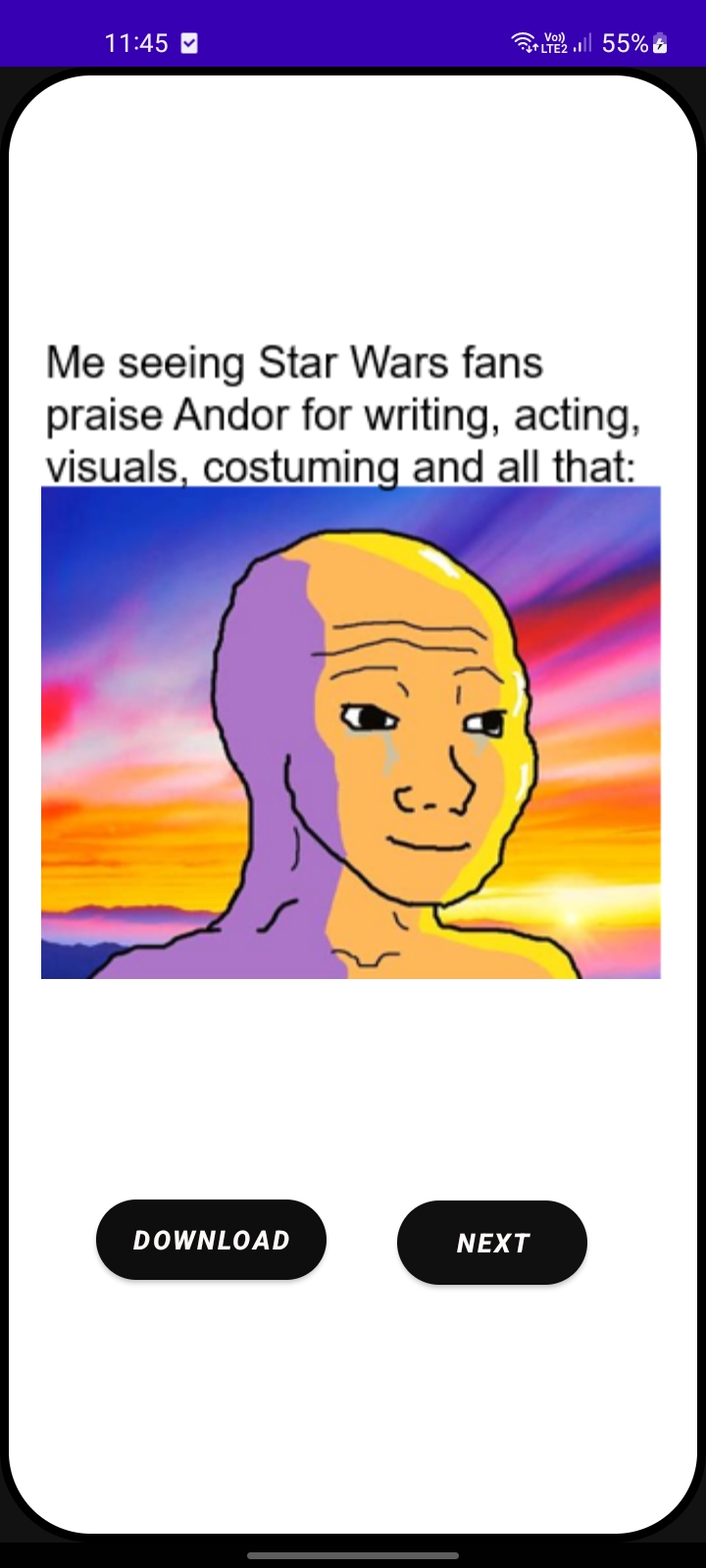 GitHub - AAKASH3300/MEME-APP: An App using Java that surfs through Memes in Internet