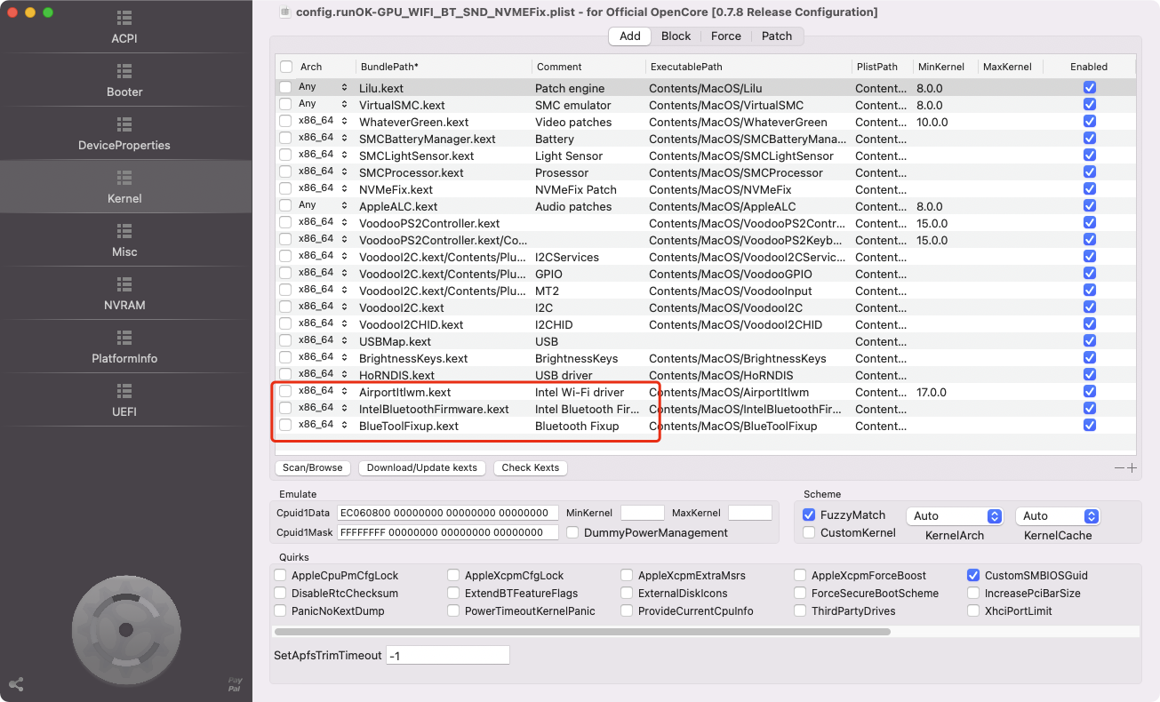 Monterey 因特尔 蓝牙 · Issue #182 · daliansky/XiaoXinPro-13-hackintosh · GitHub