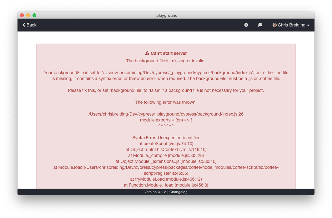 Proposal: Improve desktop-gui error messages · Issue #2955 · cypress-io ...