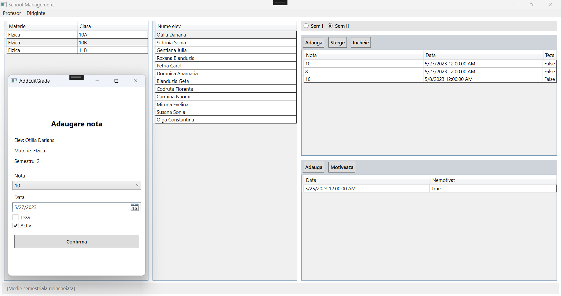 GitHub - AndreiRobertP/SchoolManagement: A school management system ...