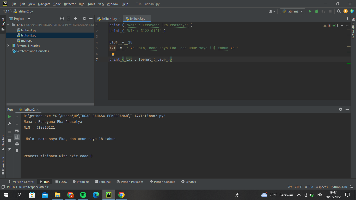 GitHub - namasayafrans/praktikum-12