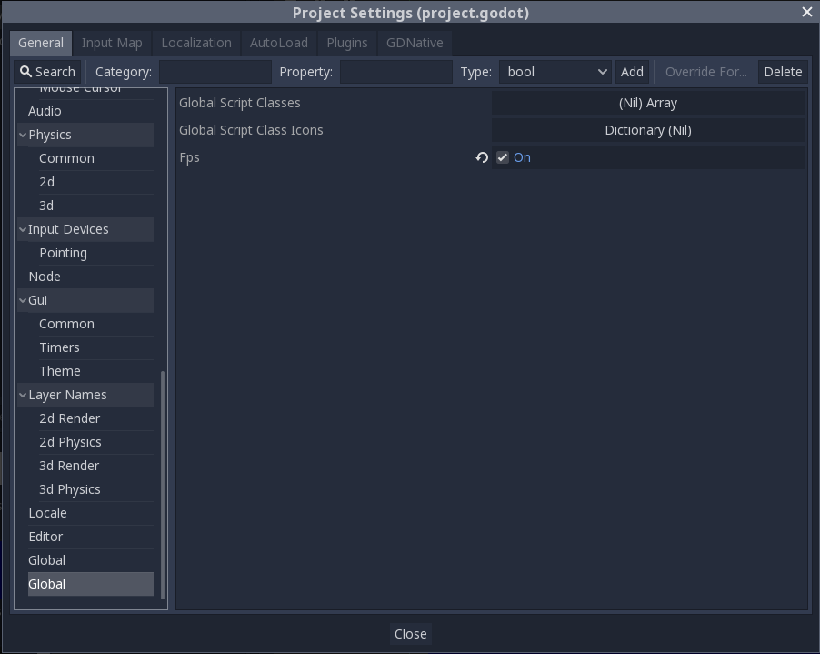 Project settings "Global" category is shown twice · Issue #25161 ...