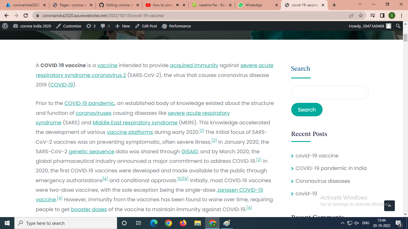 GitHub - saideepakchittithula/corona-india: The coranaindia website is the COVID-19 pandemic has ...