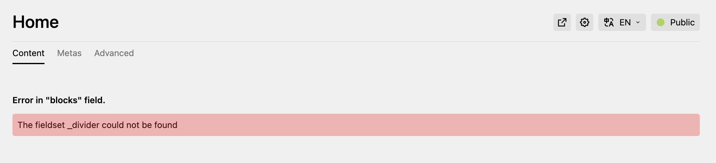 [v4] Block with missing blueprint replace the whole field with an error. · Issue #5660 ...