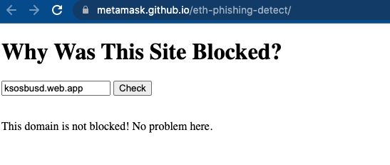 Legitimate site blocked inside Metamask app Browser · Issue #8409 · MetaMask/eth-phishing-detect ...