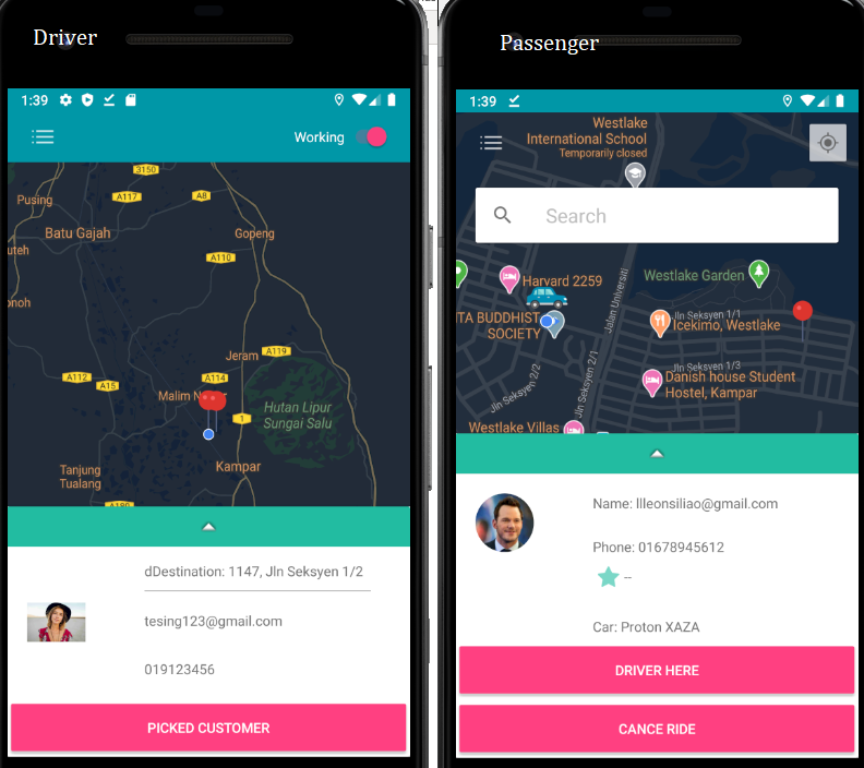 GitHub - dante065/RideShare