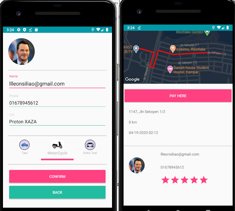 GitHub - dante065/RideShare