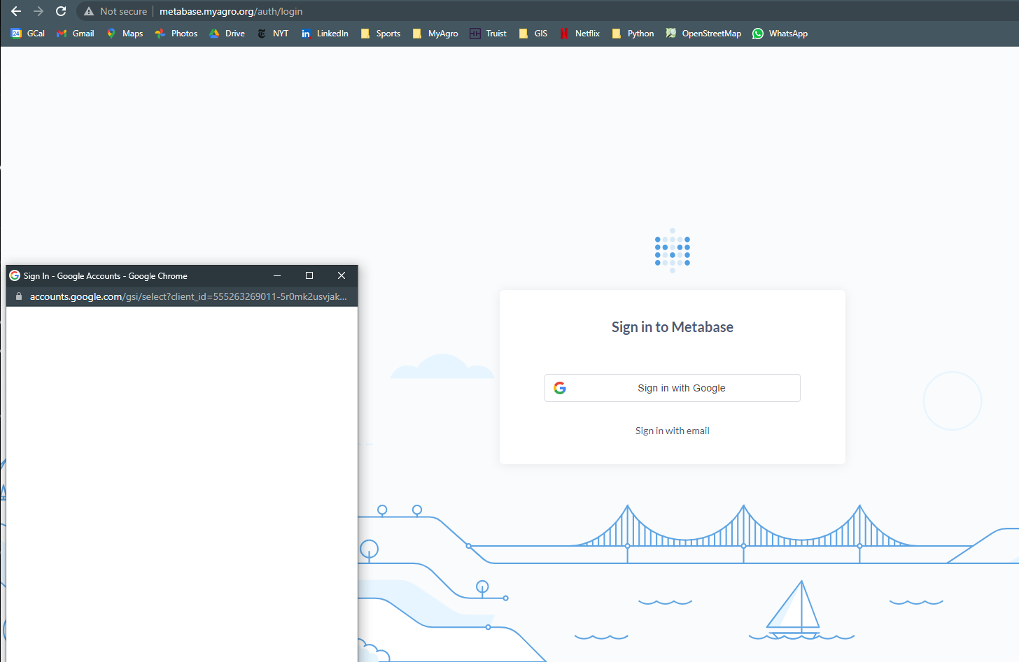 Can't log in through Google · Issue #26473 · metabase/metabase · GitHub