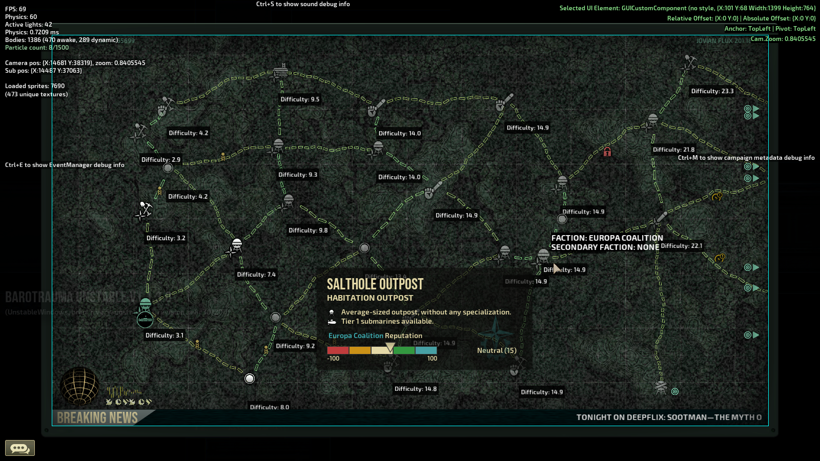 Biome transition passageways are sometimes both controlled by Coalition ...